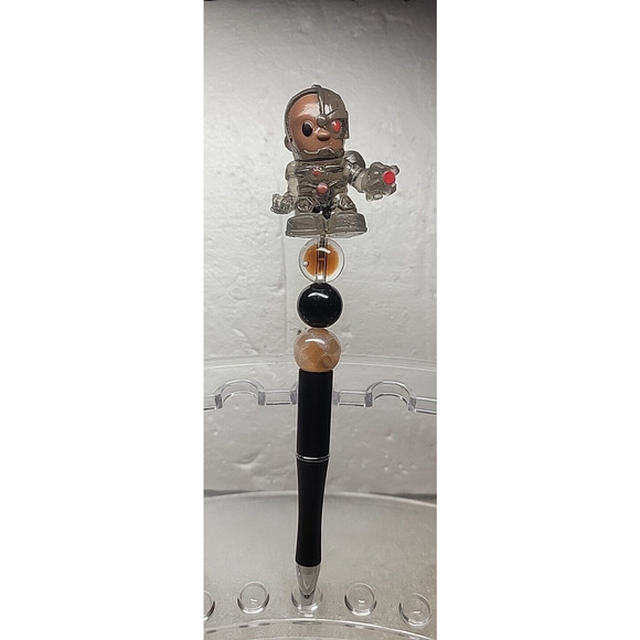 Unbranded | Office | Dc Ooshies Beaded Pen Holographic Cyborg Comics ...